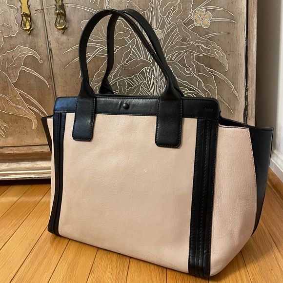 Chloe | Bags | Chloe Alison East West Tote Bag In Black And Cream ...